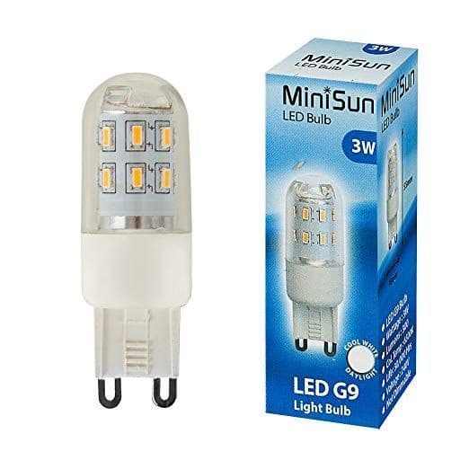 LED G9 Lightbulb 3 5W Cool White 5000K 400 Lumens