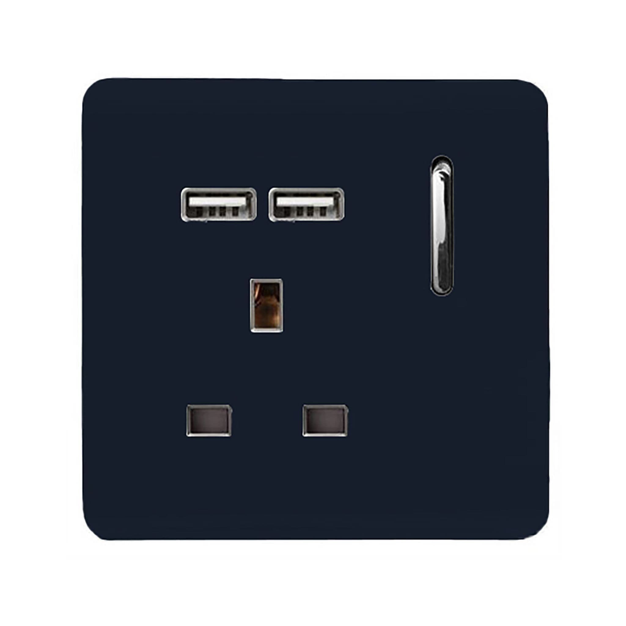Trendi Switch 1 Gang USB Spare Faceplate For Modern Designer Plug ...