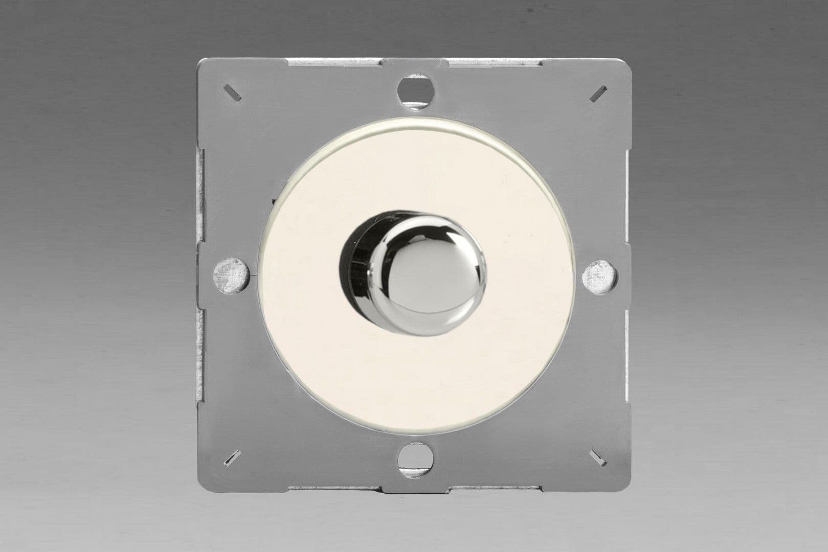 Varilight 1-Gang 2-Way Push On/Off Rotary LED Dimmer 1 x 15-180W max 24 ...