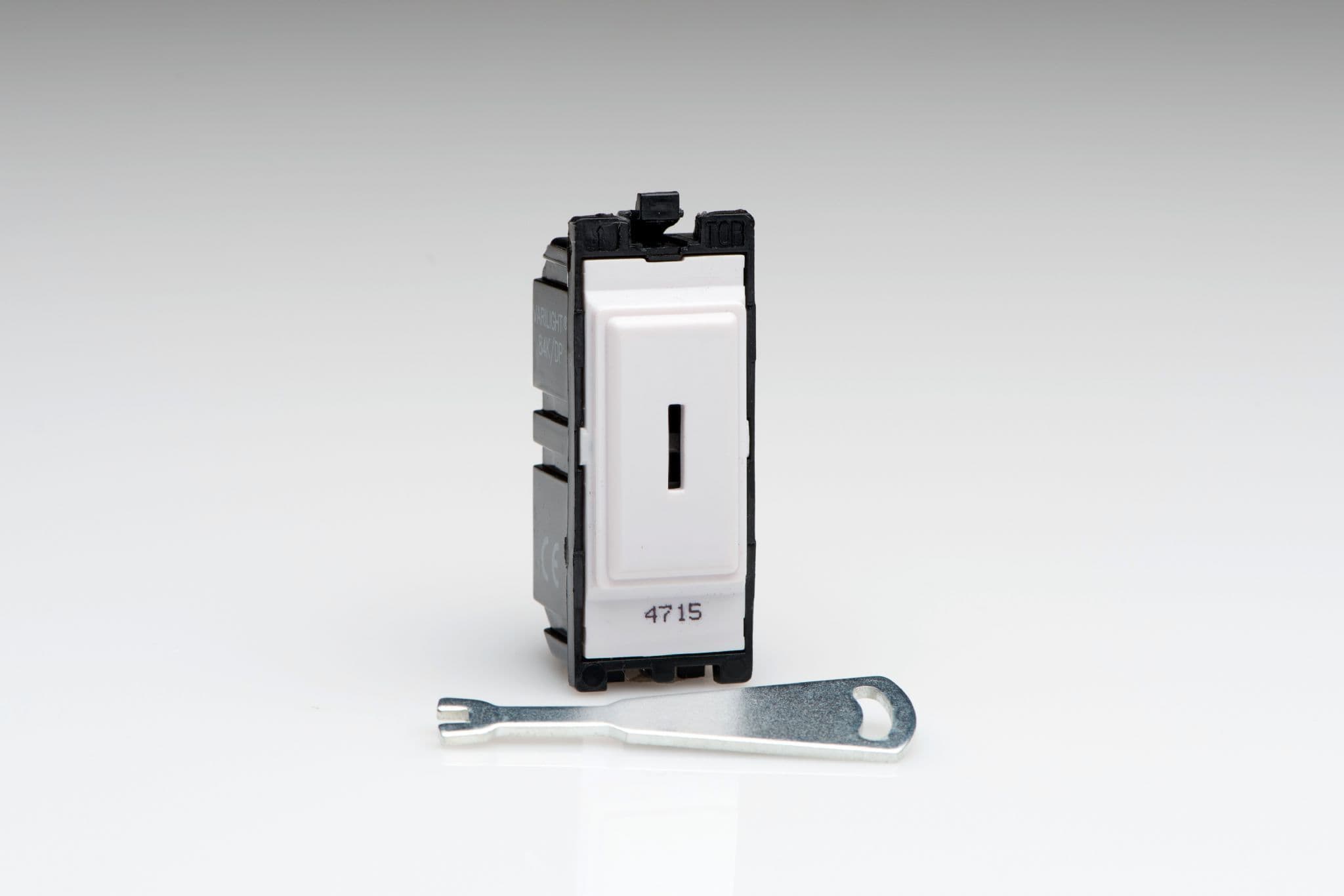 Varilight Power Grid Module 20 Amp 1 Way Double Pole Key Switch Premium ...