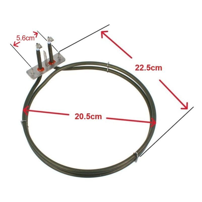 Zanussi fan oven element ELEZN9042