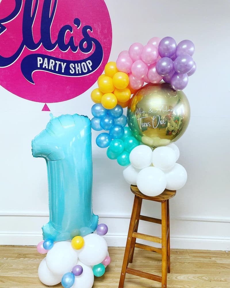 Balloon Hug and Number Stack Package