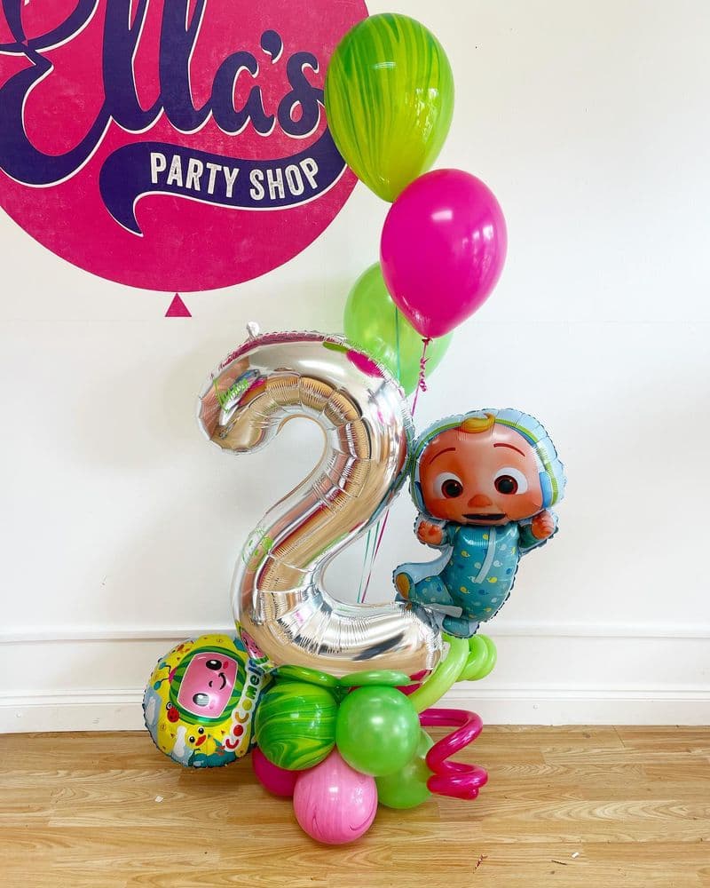 Bespoke Coco Melon Themed Number Display