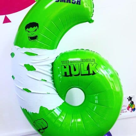 Bespoke Incredible Hulk Number Display