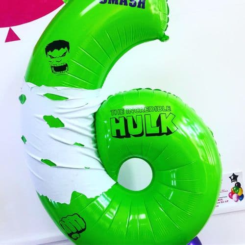 Bespoke Incredible Hulk Number Display