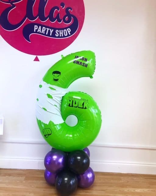 Bespoke Incredible Hulk Number Display