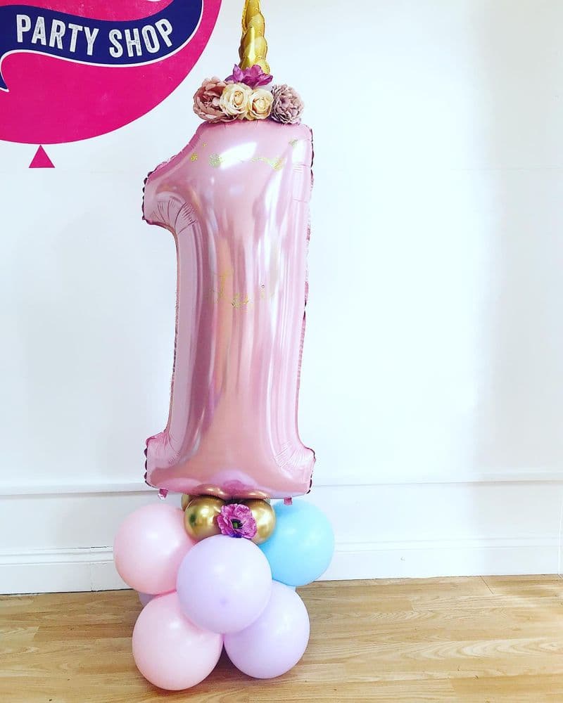 Bespoke Unicorn Themed Number Display