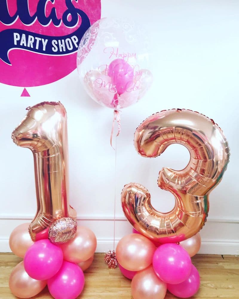 Bubble Balloon and Number Stack Package