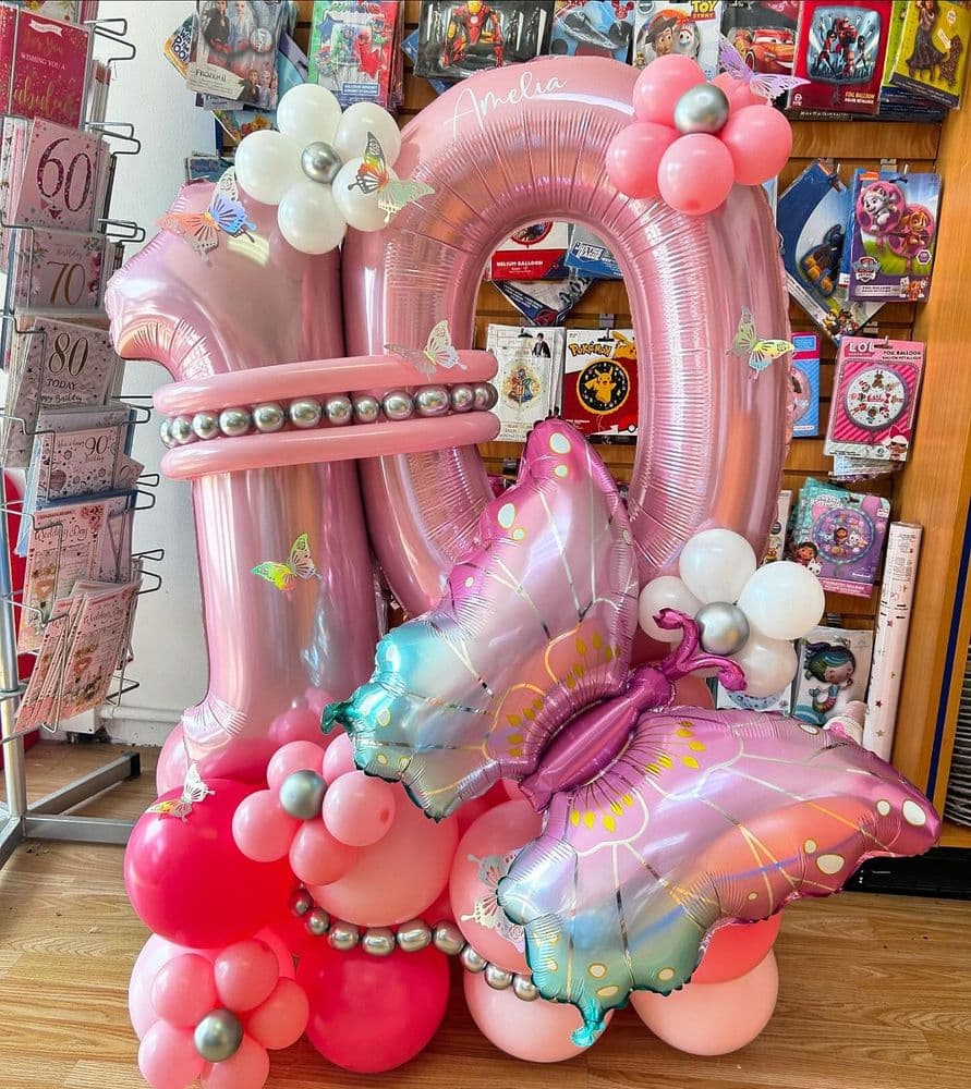 Butterfly Deluxe Number Stack Display