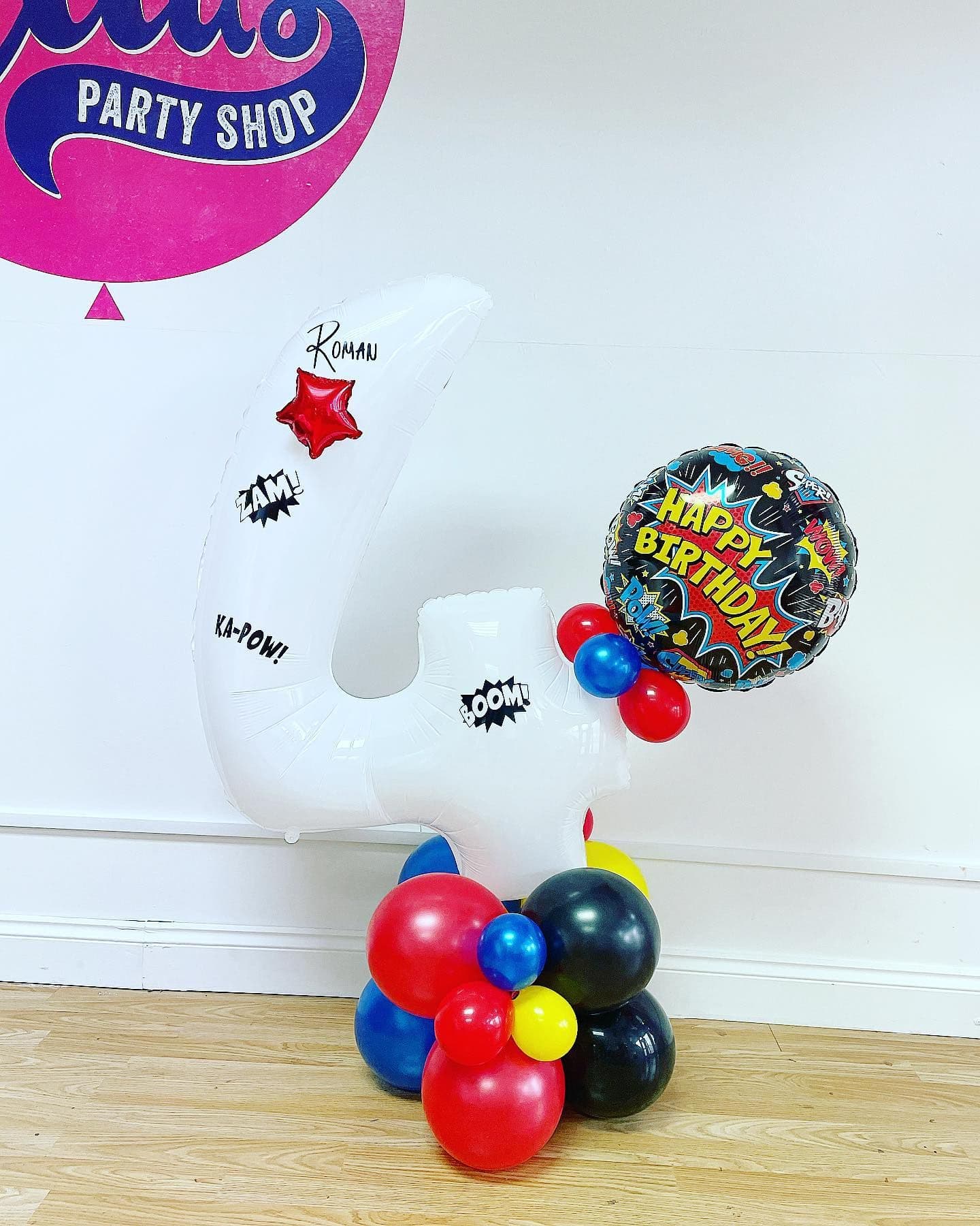 Superhero Number Display