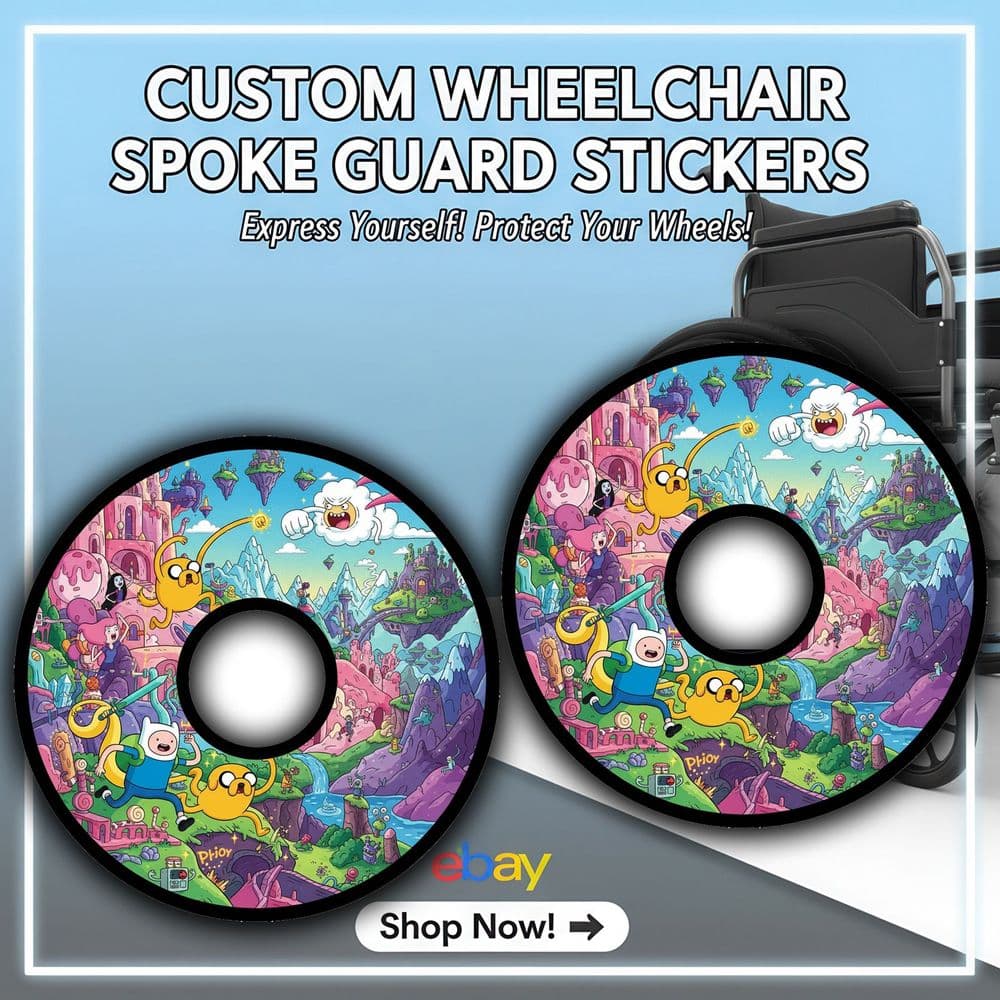 Adventure Time Land of Ooo with Finn & Jake Cartoon wheel207