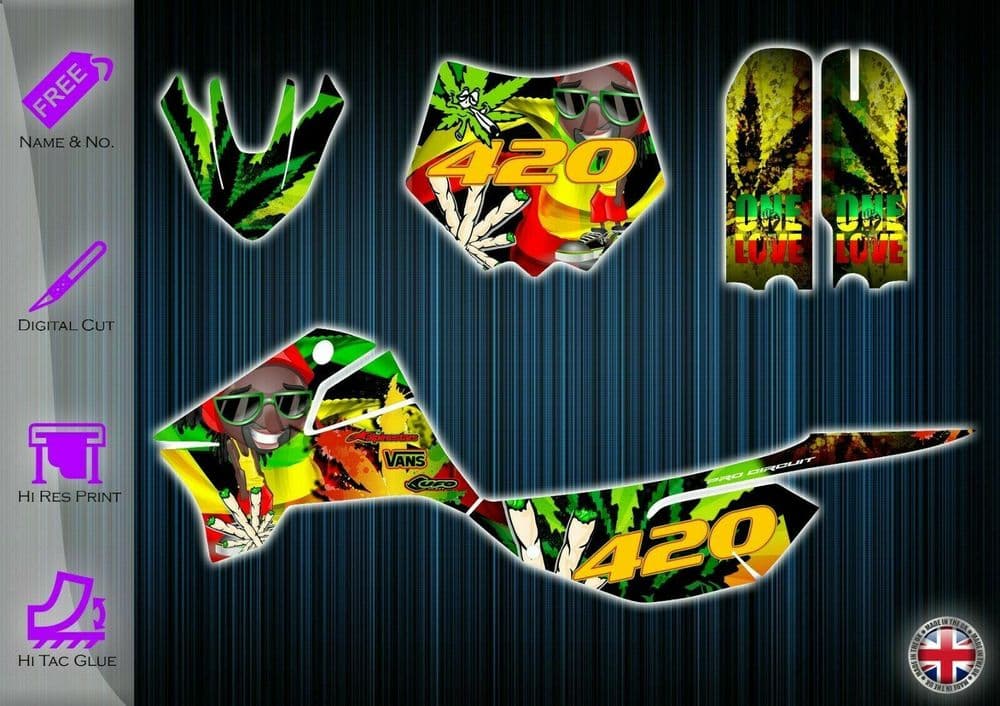 APOLLO RFZ 150 STICKERS - RFZ GRAPHICS KIT RFZ 150 DECALS - GRAPHICS ...