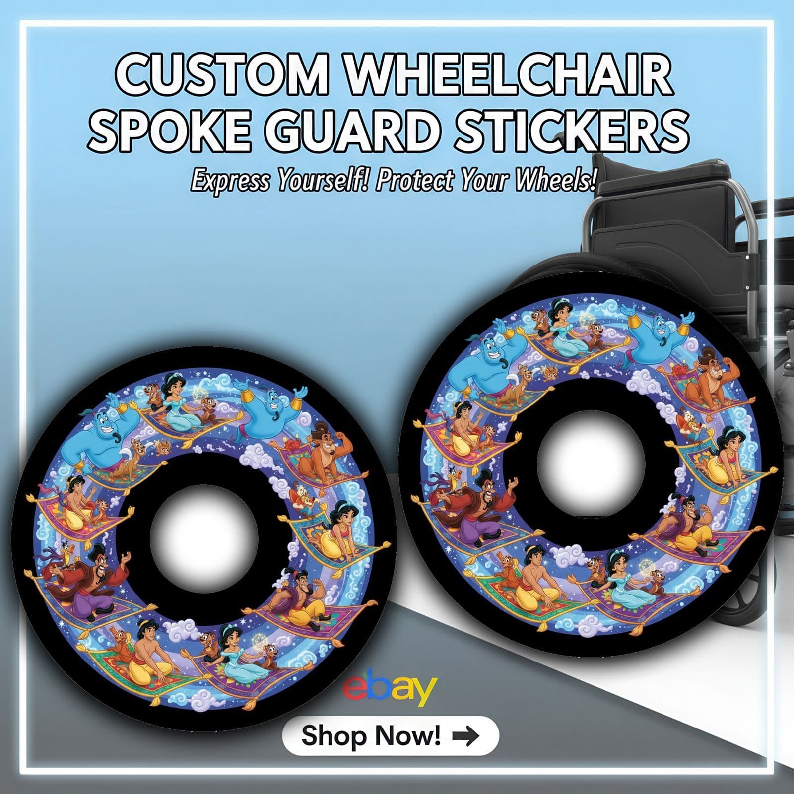 Disney Aladdin and Friends Magic Carpet Ride Adventure wheel208