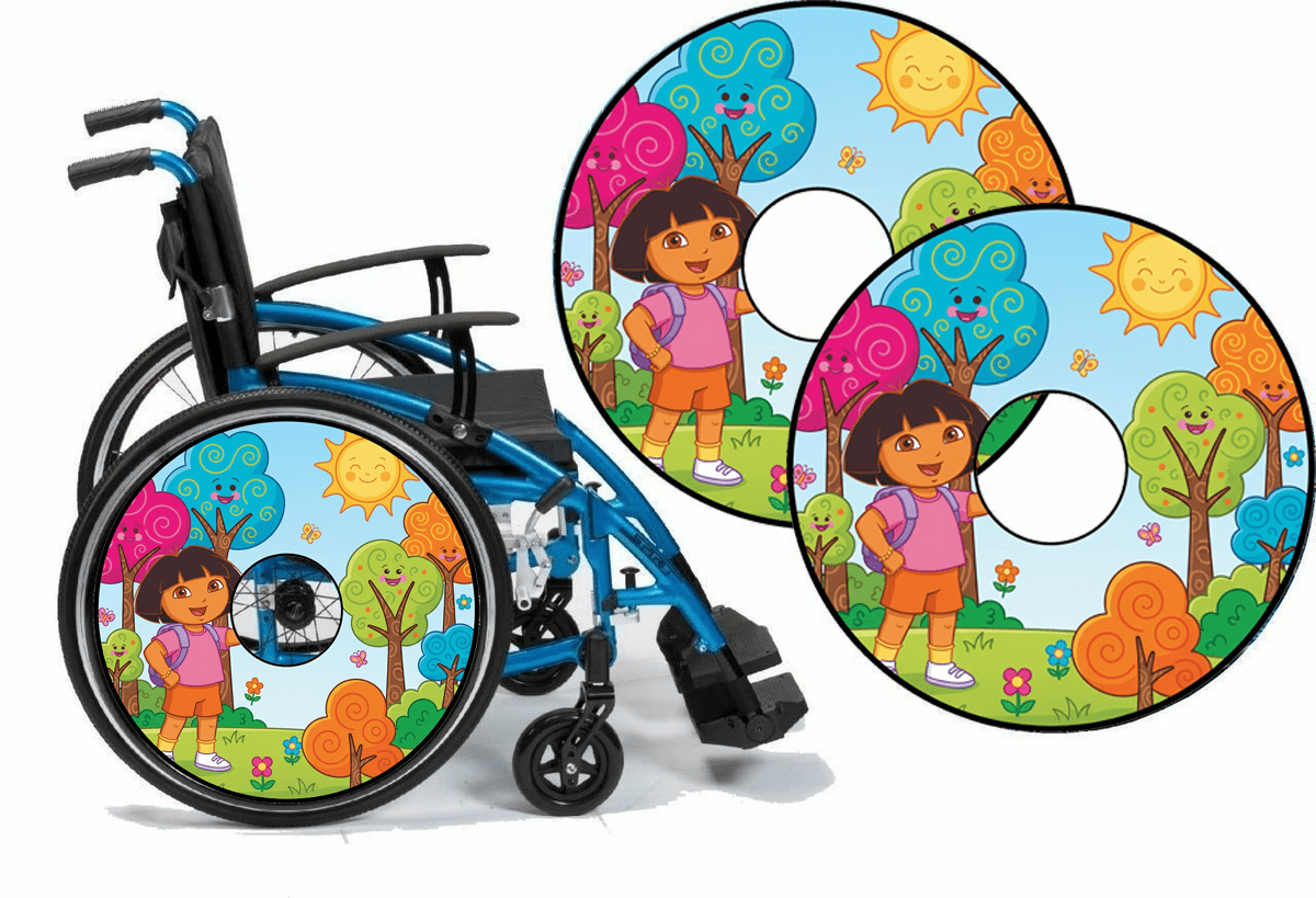 Dora the Explorer Cartoon Adventure Spoke Guards wheel216