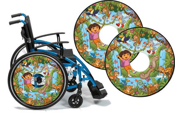 Dora the Explorer Jungle Adventure with Animal Friends wheel215