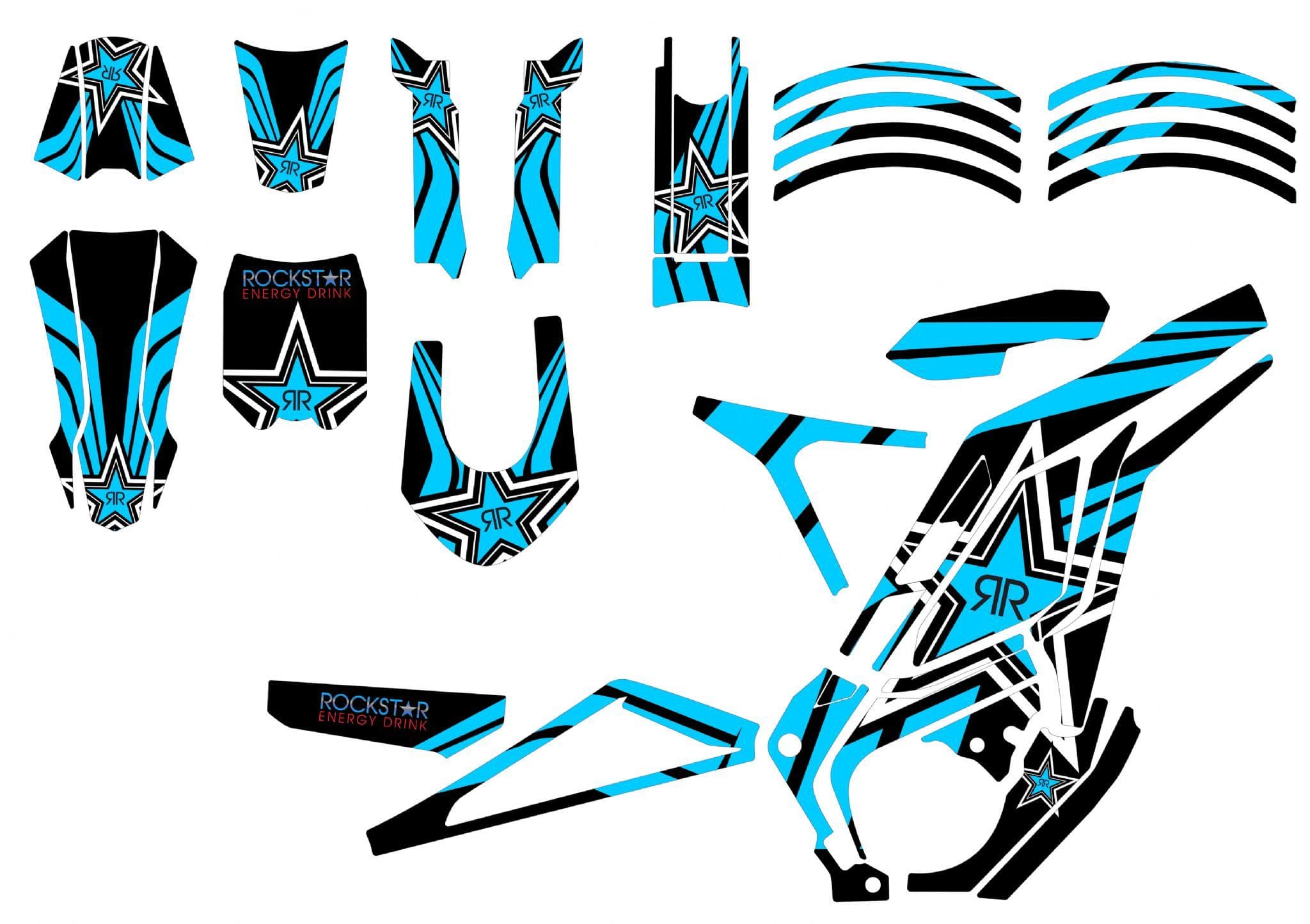 E-Ride Pro ss Graphics kit Eride pro Decals E Ride Pro SS wrap Eride ...