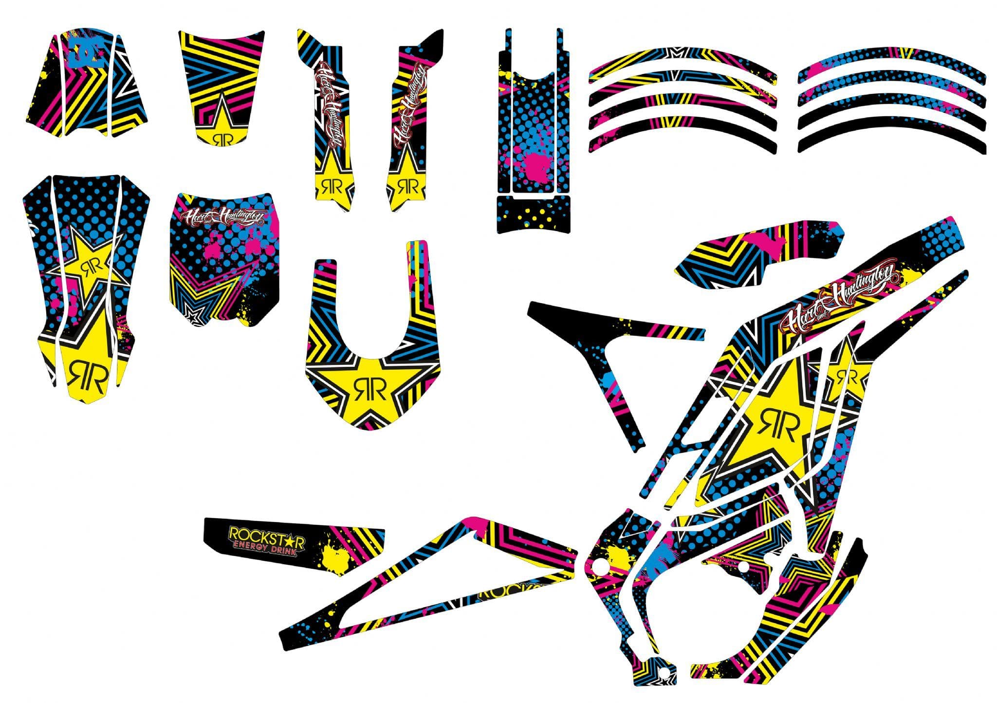 E-Ride Pro ss Graphics kit Eride pro Decals E Ride Pro SS wrap Eride ...