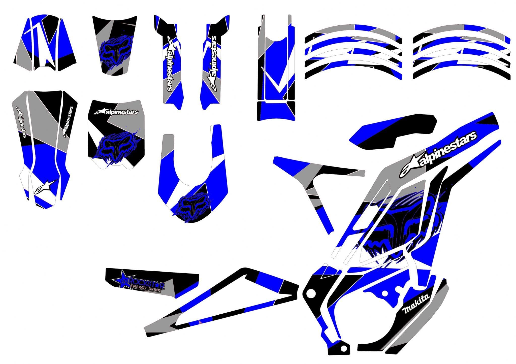 E-Ride Pro ss Graphics kit Eride pro Decals E Ride Pro SS wrap Eride ...