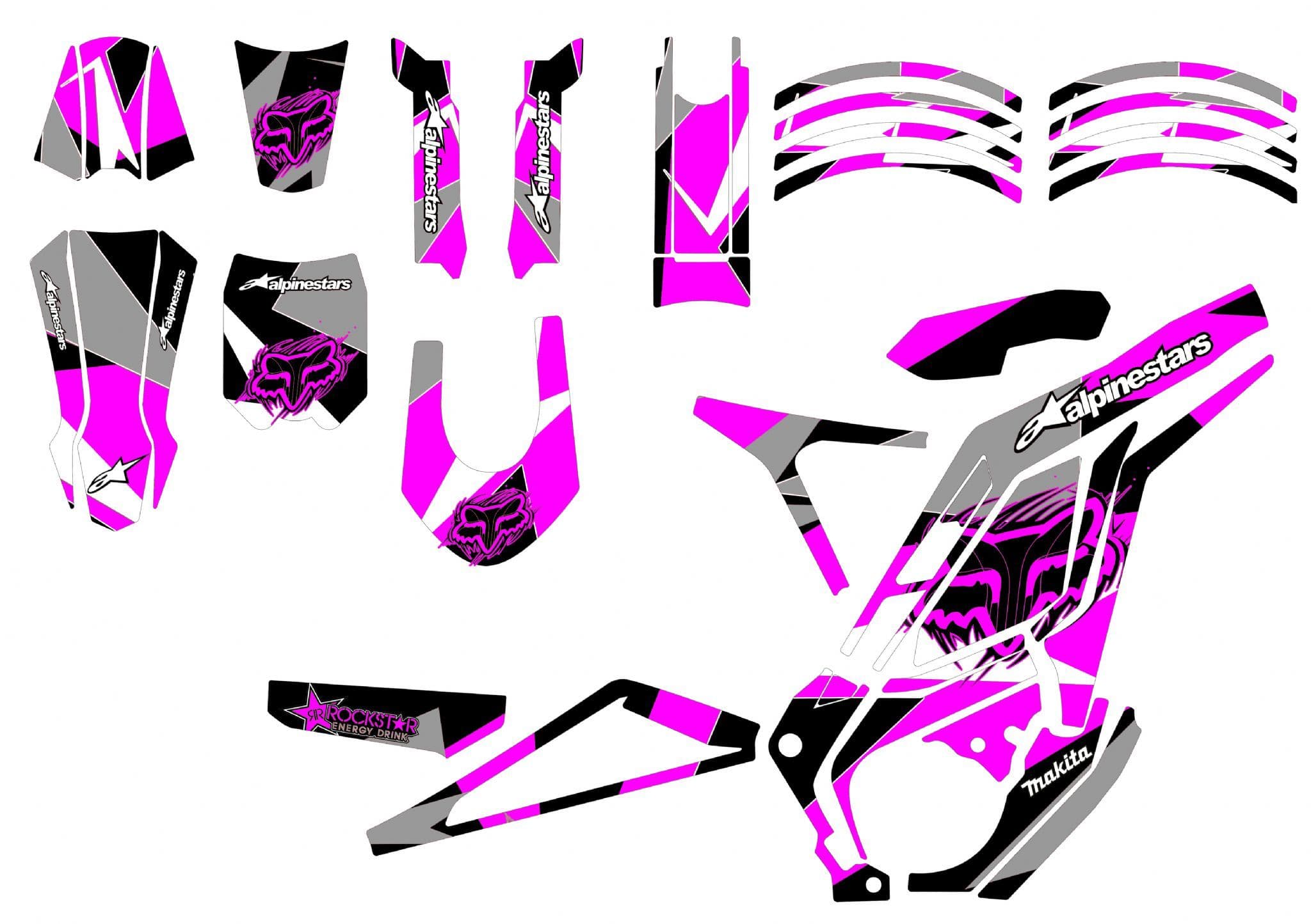 E-Ride Pro ss Graphics kit Eride pro Decals E Ride Pro SS wrap Eride ...