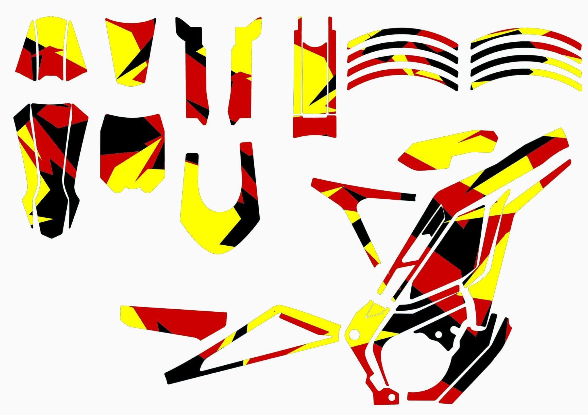 E-Ride Pro ss Graphics kit Eride pro Decals E Ride Pro SS wrap Eride ...