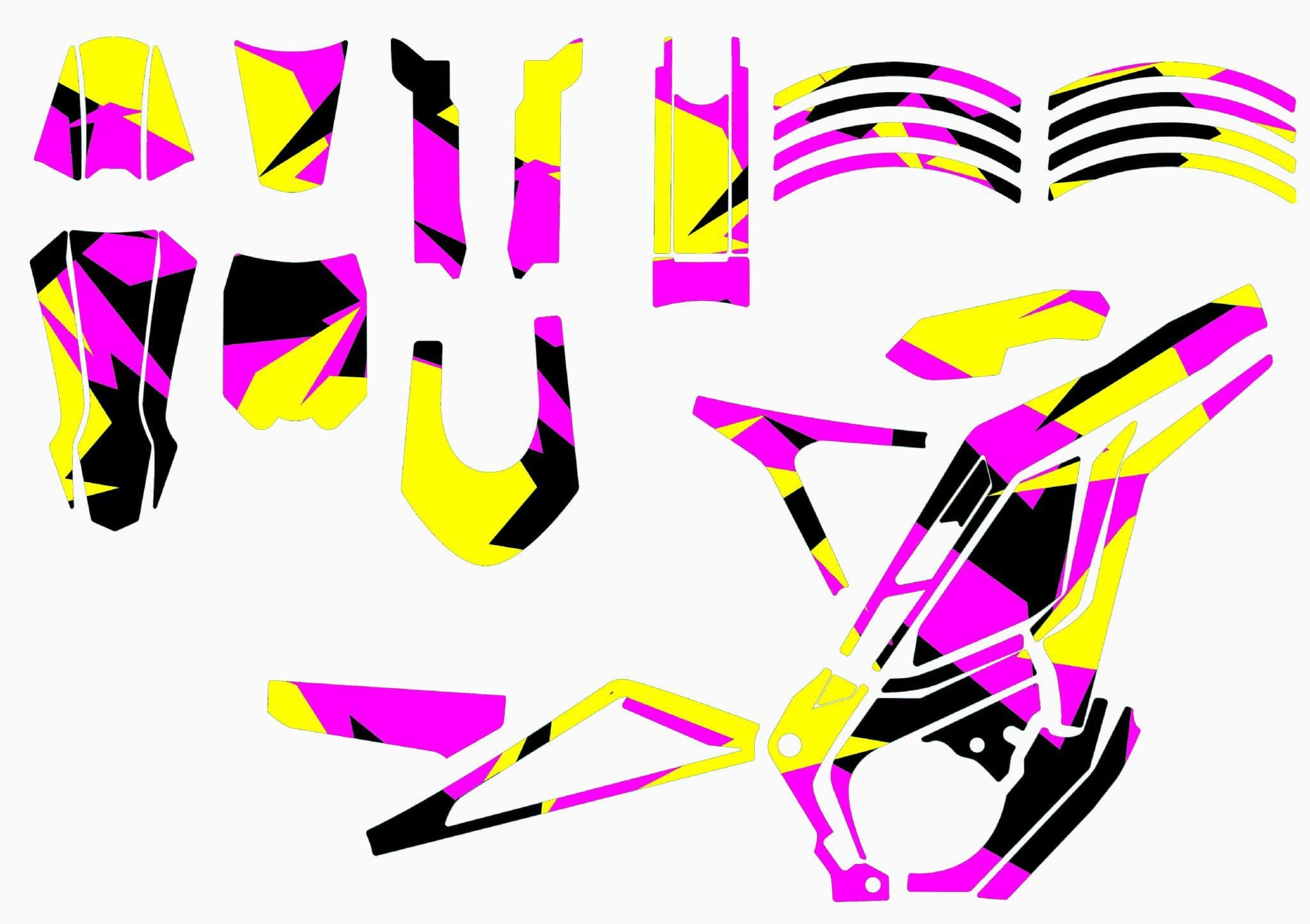 E-Ride Pro ss Graphics kit Eride pro Decals E Ride Pro SS wrap Eride ...