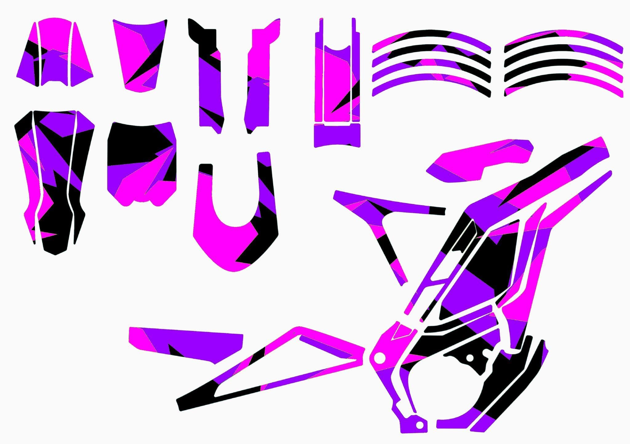 E-Ride Pro ss Graphics kit Eride pro Decals E Ride Pro SS wrap Eride ...