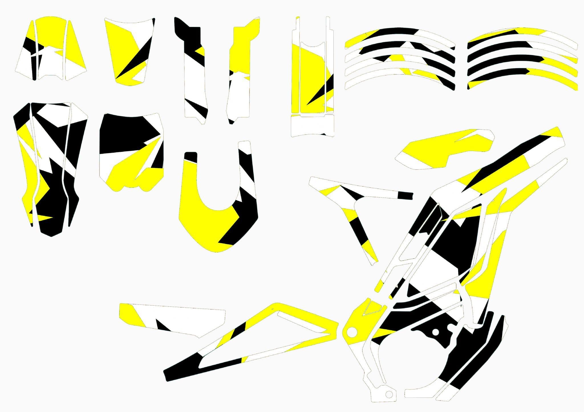 E-Ride Pro ss Graphics kit Eride pro Decals E Ride Pro SS wrap Eride ...