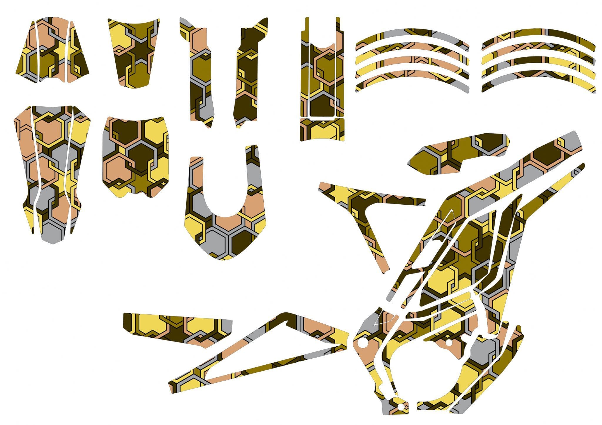 E-Ride Pro ss Graphics kit Eride pro Decals E Ride Pro SS wrap Eride ...