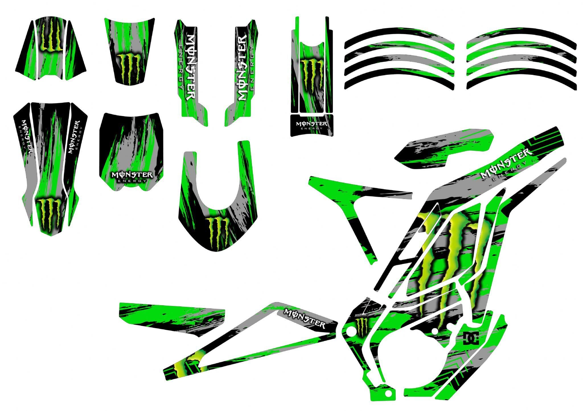 E-Ride Pro ss Graphics kit Eride pro Decals E Ride Pro SS wrap Eride ...