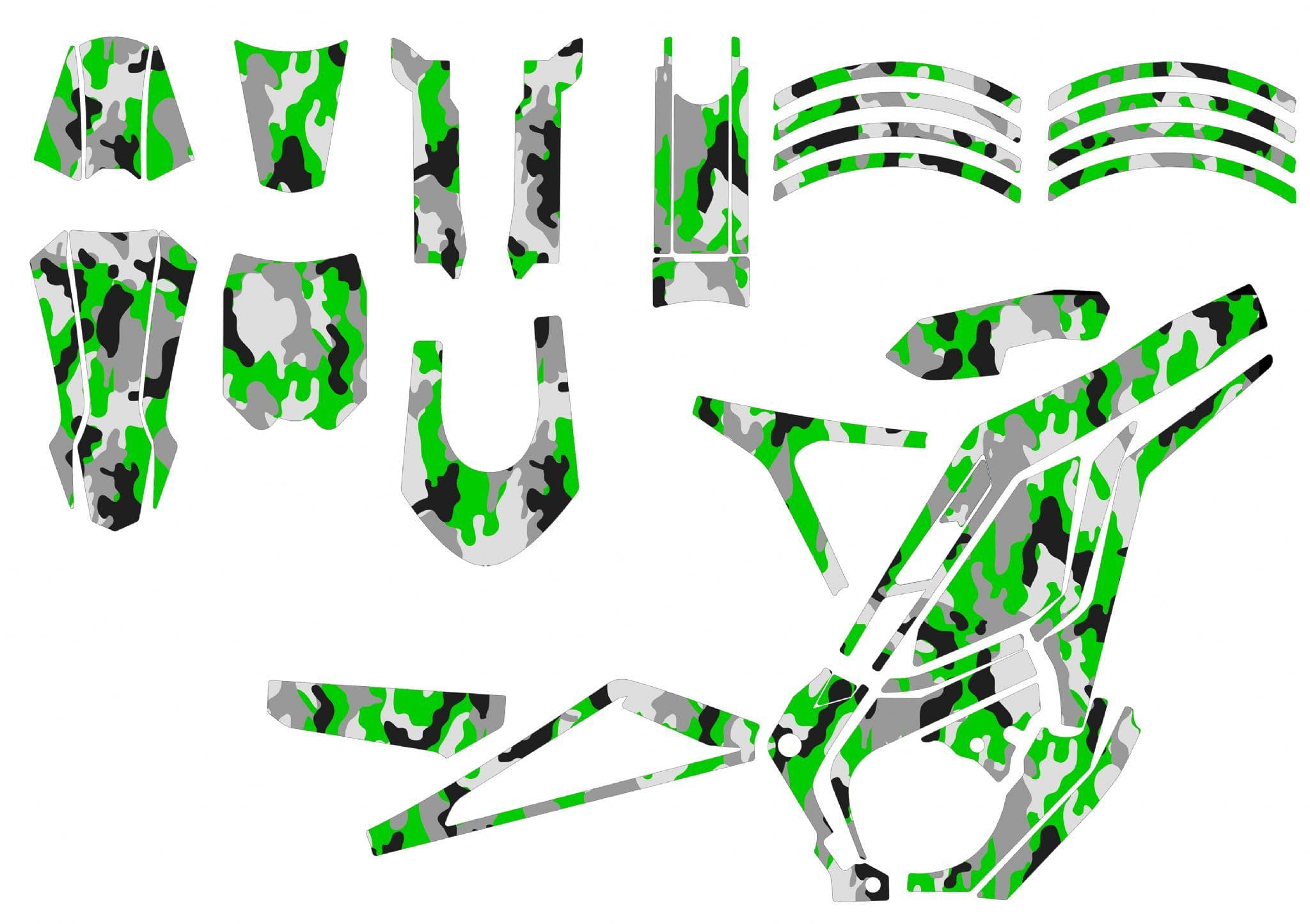 E-Ride Pro ss Graphics kit Eride pro Decals E Ride Pro SS wrap Eride ...