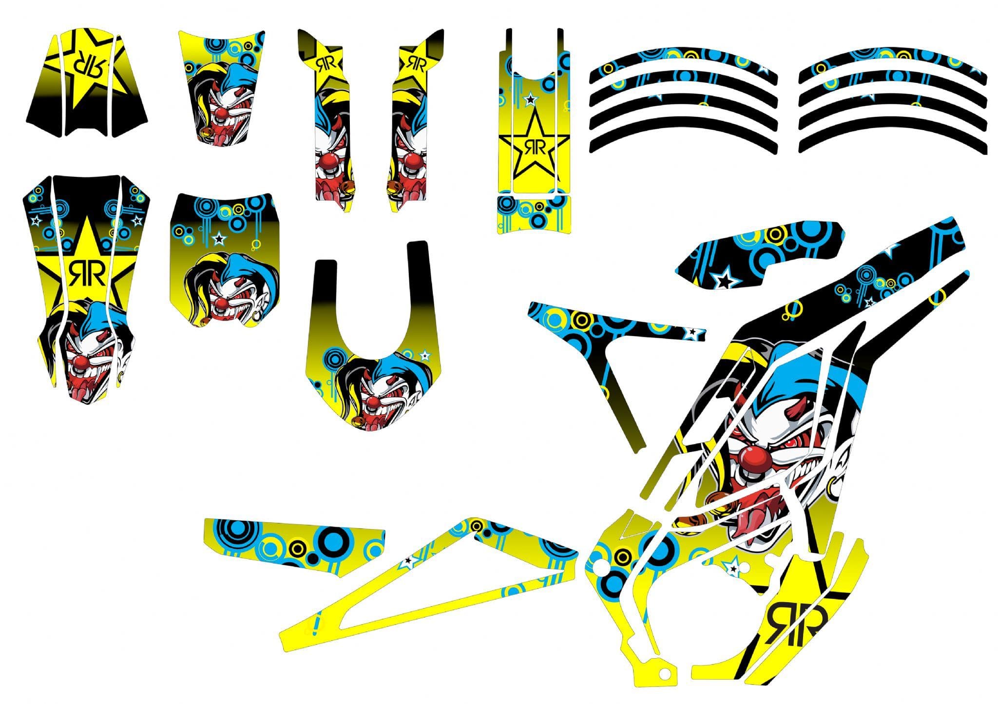 E-Ride Pro ss Graphics kit Eride pro Decals E Ride Pro SS wrap Eride ...