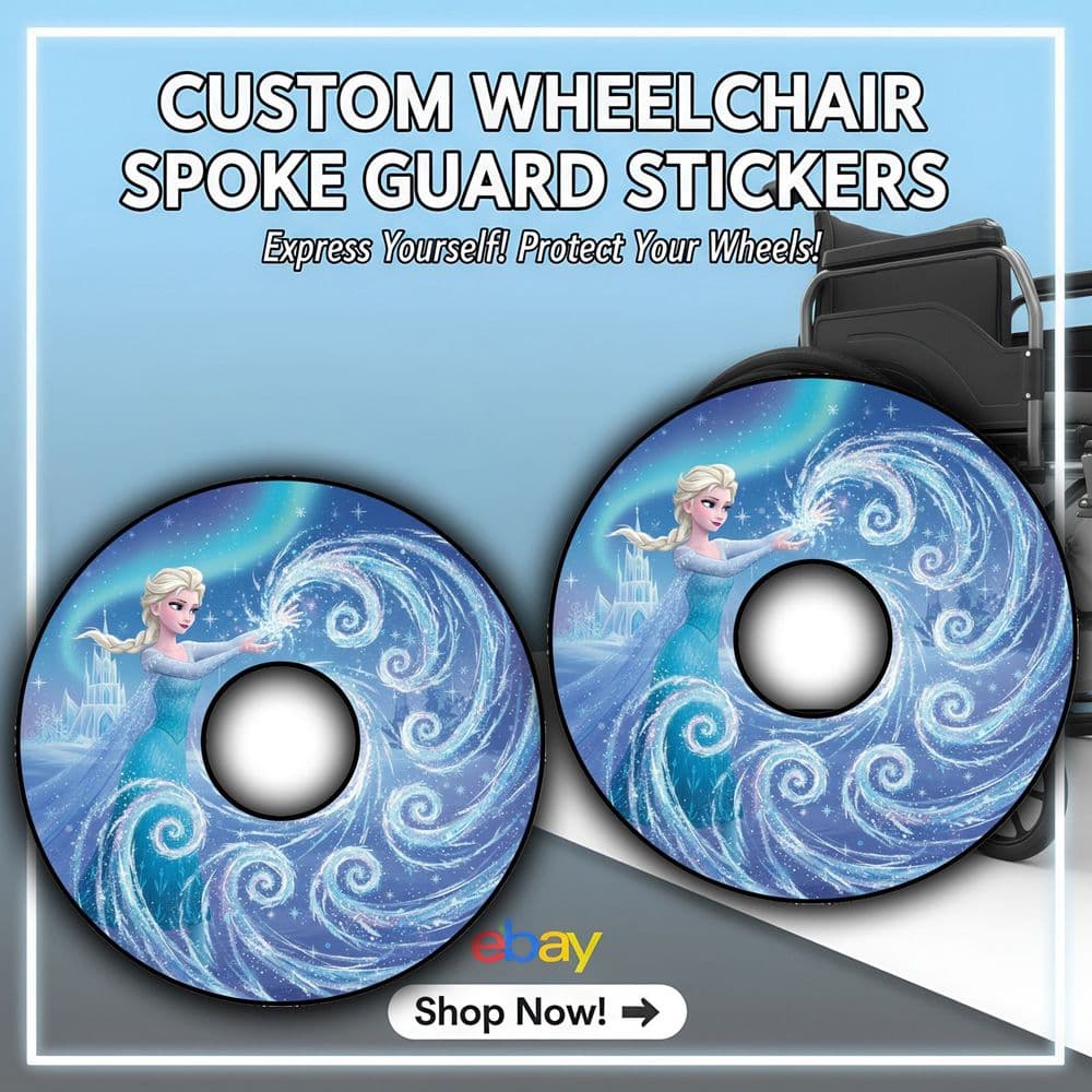 Frozen Elsa s Winter Magic Spoke Guard Design wheel230