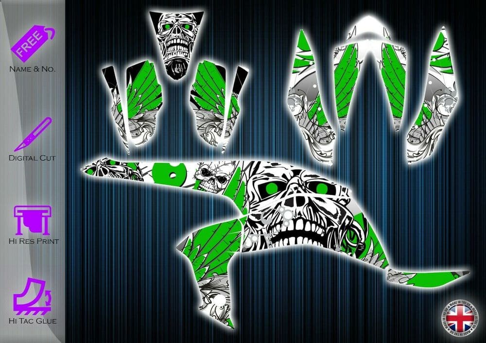 KAWASAKI KFX450 STICKERS - GRAPHICS KIT - DECALS - KAWASAKI KFX 450 ...