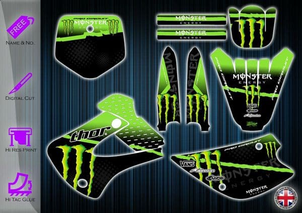KAWASAKI KX85 STICKERS - KX85 GRAPHICS KIT KX85 DECALS - GRAPHICS KIT KX 85