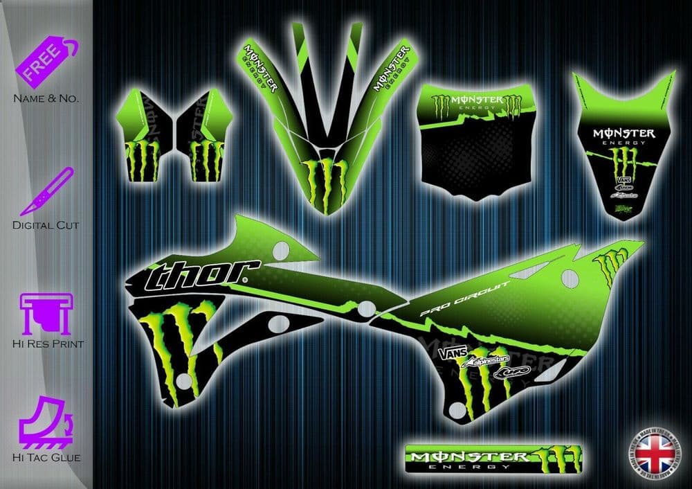 KAWASAKI KX85 STICKERS - KX85 GRAPHICS KIT KX85 DECALS - GRAPHICS KIT ...