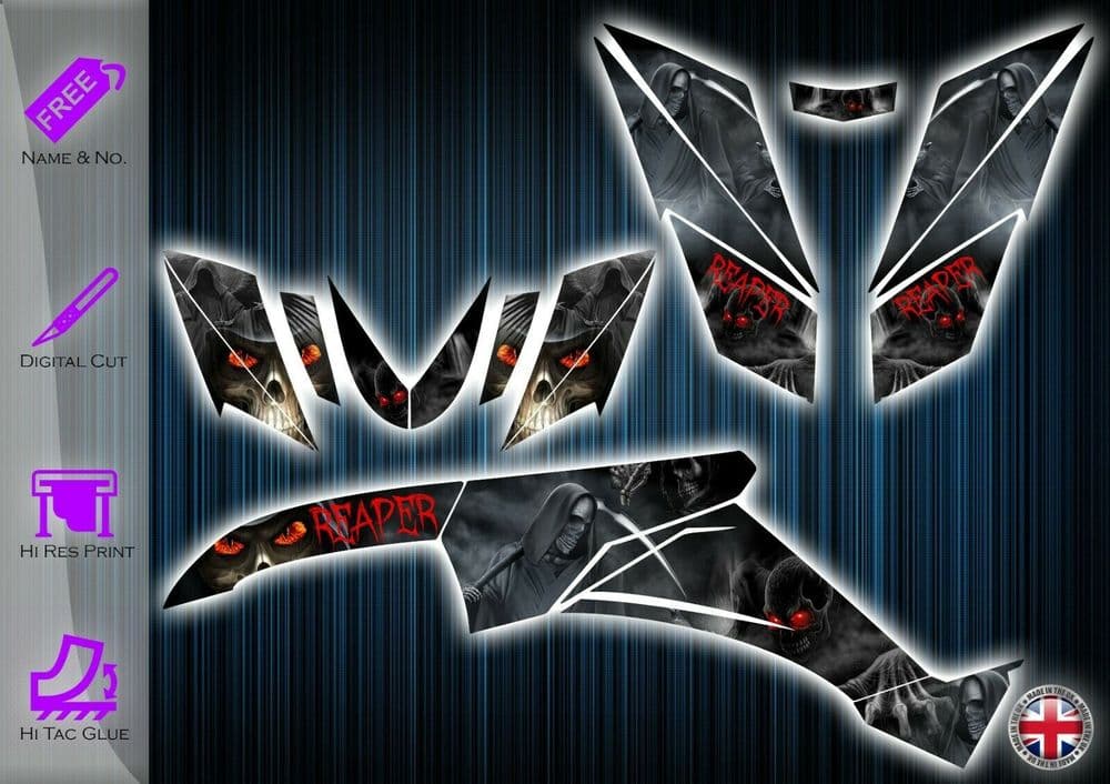 QUADZILLA 320 XLC 300 STICKERS - GRAPHICS KIT - 500 XLC DECALS ...