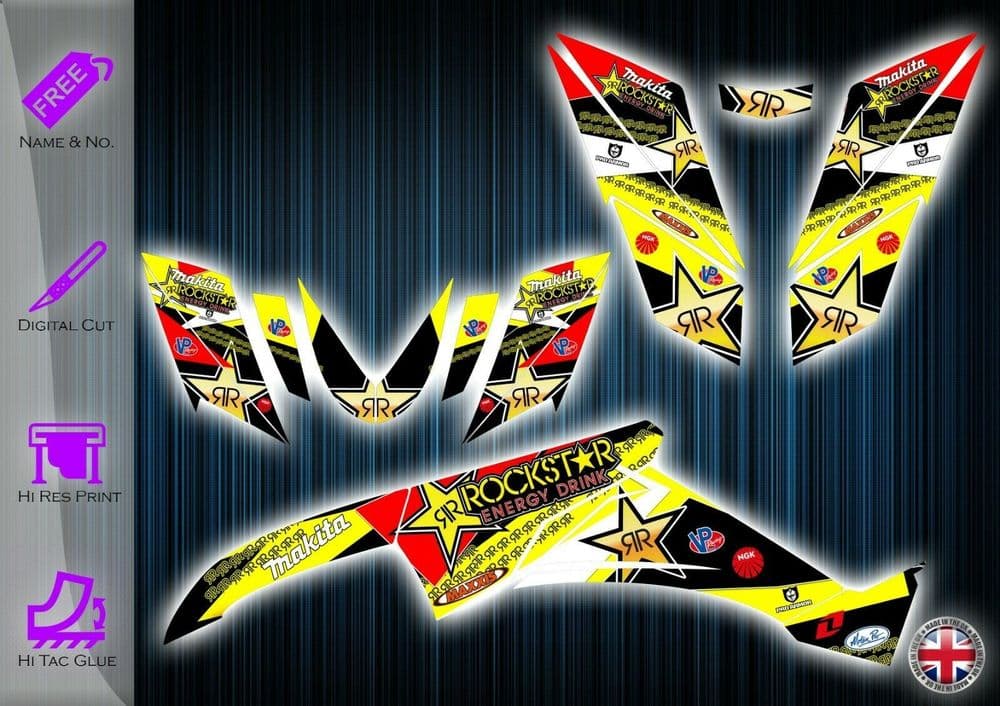 QUADZILLA 320 XLC 300 STICKERS - GRAPHICS KIT - 500 XLC DECALS ...