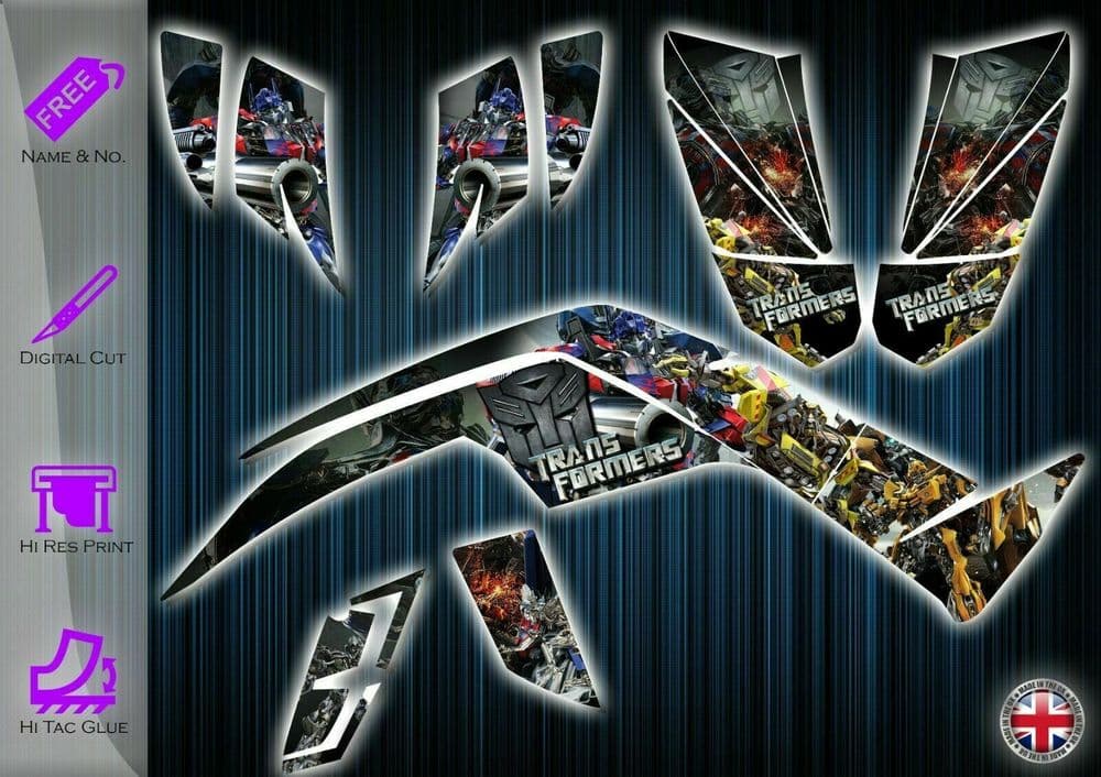 QUADZILLA 450 SPORT STICKERS - GRAPHICS KIT - DINLI DECALS - GRAPHICS ...