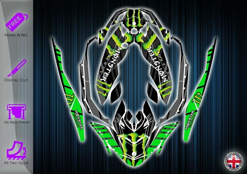 SEA DOO SPARK STICKER KIT - SEA-DOO GRAPHICS KIT - SEA DOO DECALS SEA ...