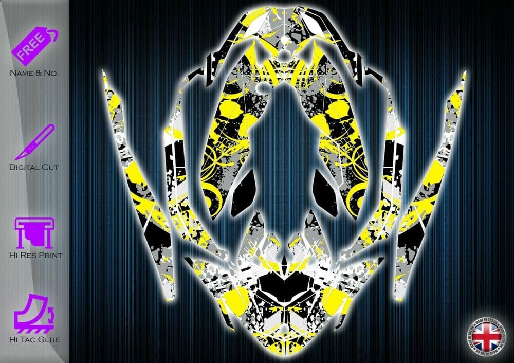 SEA DOO SPARK STICKER KIT - SEA-DOO GRAPHICS KIT - SEA DOO DECALS SEA ...