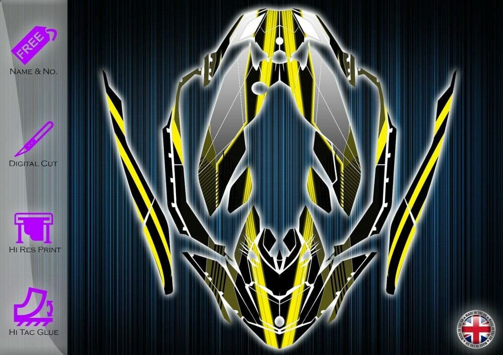 SEA DOO SPARK STICKER KIT - SEA-DOO GRAPHICS KIT - SEA DOO DECALS SEA ...