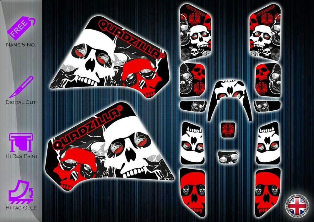 SMC RAM 250 STICKERS - GRAPHICS KIT - RAM 250 QUADZILLA DECALS ...