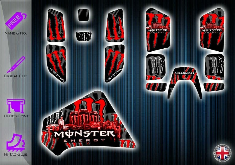 SMC RAM 250 STICKERS - GRAPHICS KIT - RAM 250 QUADZILLA DECALS ...