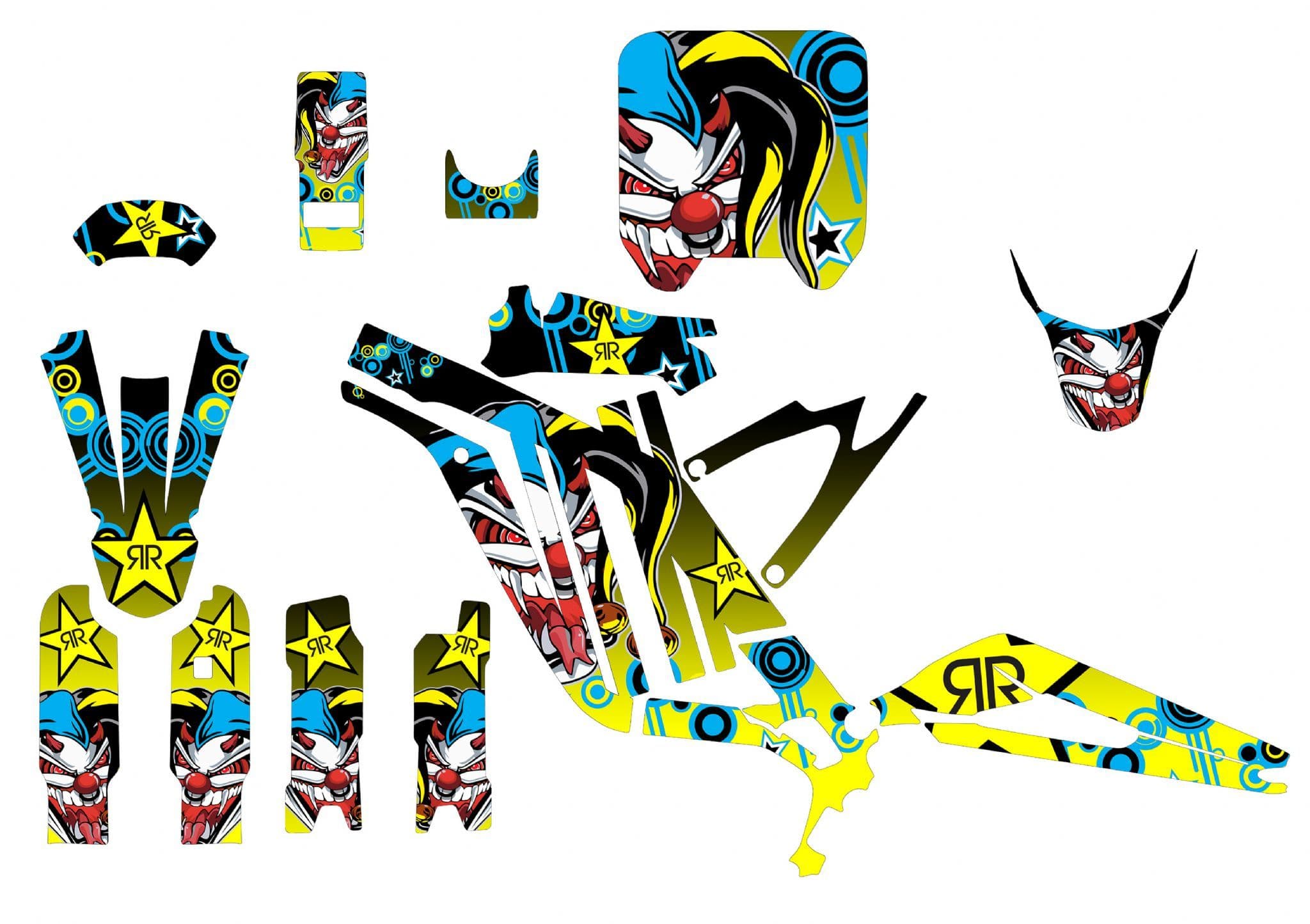 Sur-Ron Light Bee Graphics kit Surron Decals Surron wrap Surron Sticker ...