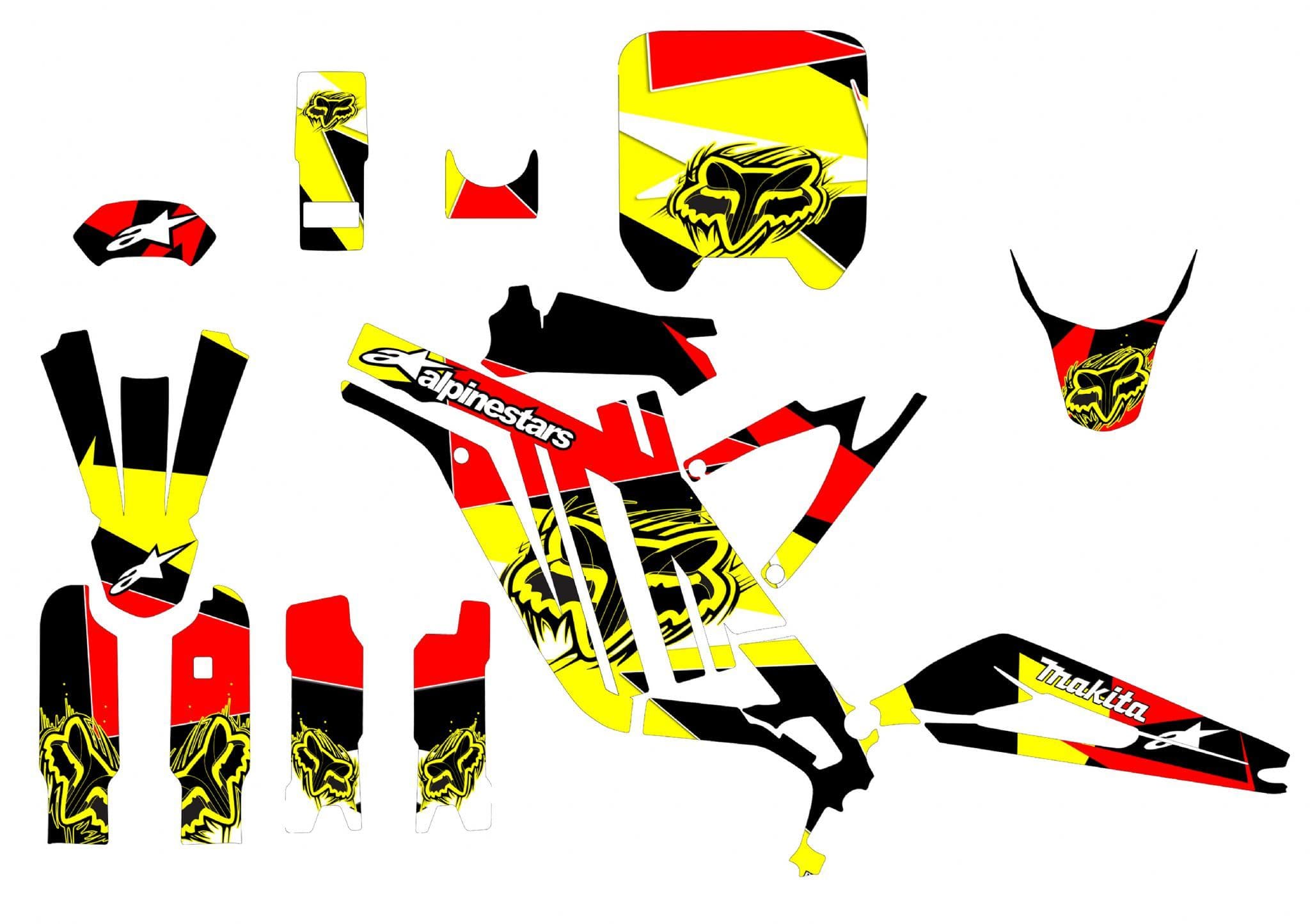 Sur-Ron Light Bee Graphics kit Surron Decals Surron wrap Surron Sticker ...