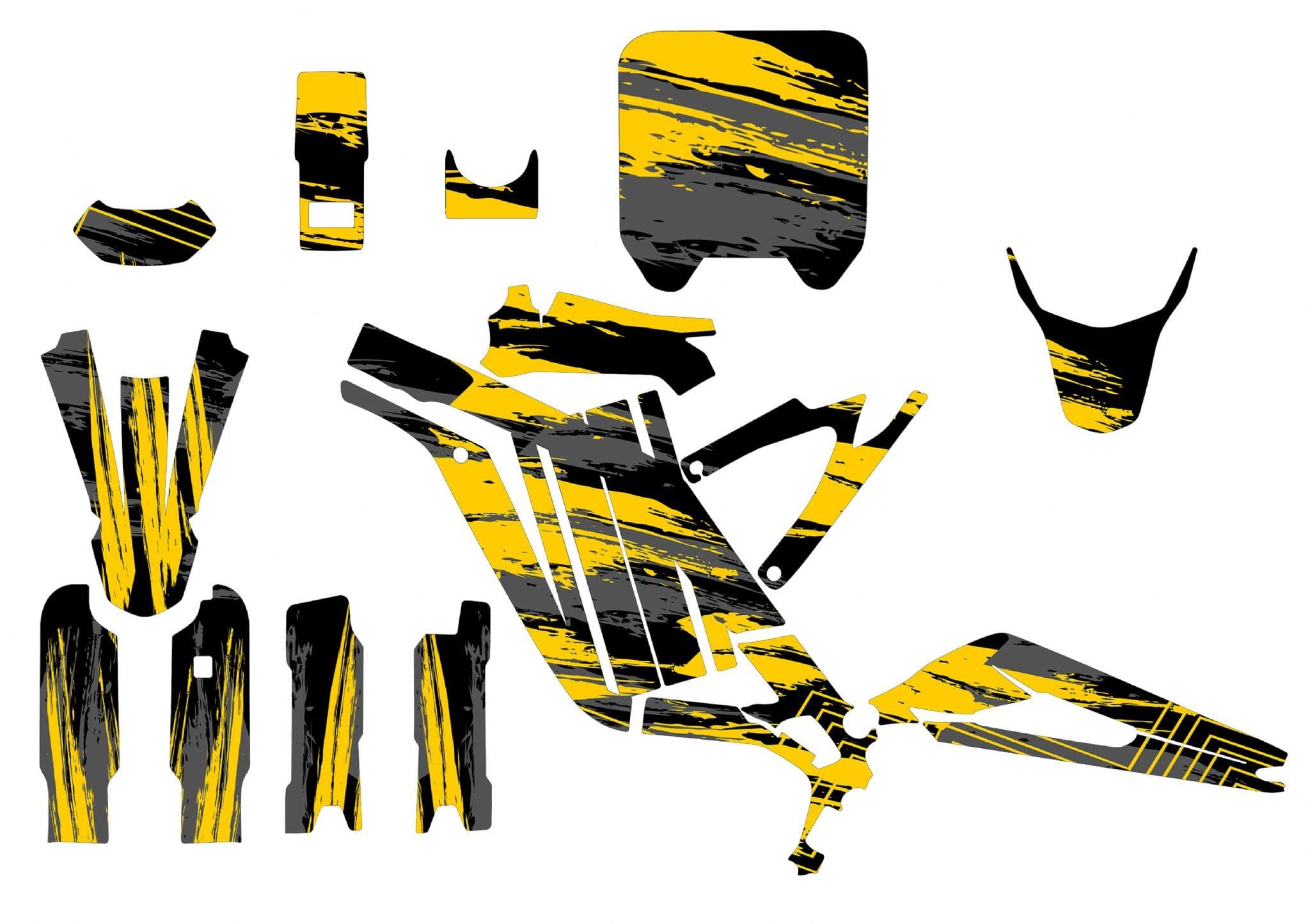 Sur-Ron Light Bee Graphics kit Surron Decals Surron wrap Surron Sticker ...