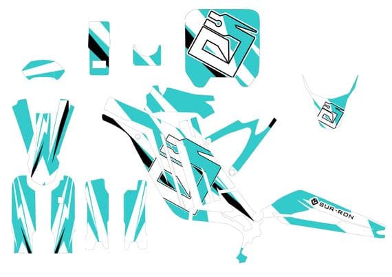 Sur-Ron Light Bee Graphics kit Surron Decals Surron wrap Surron Sticker ...