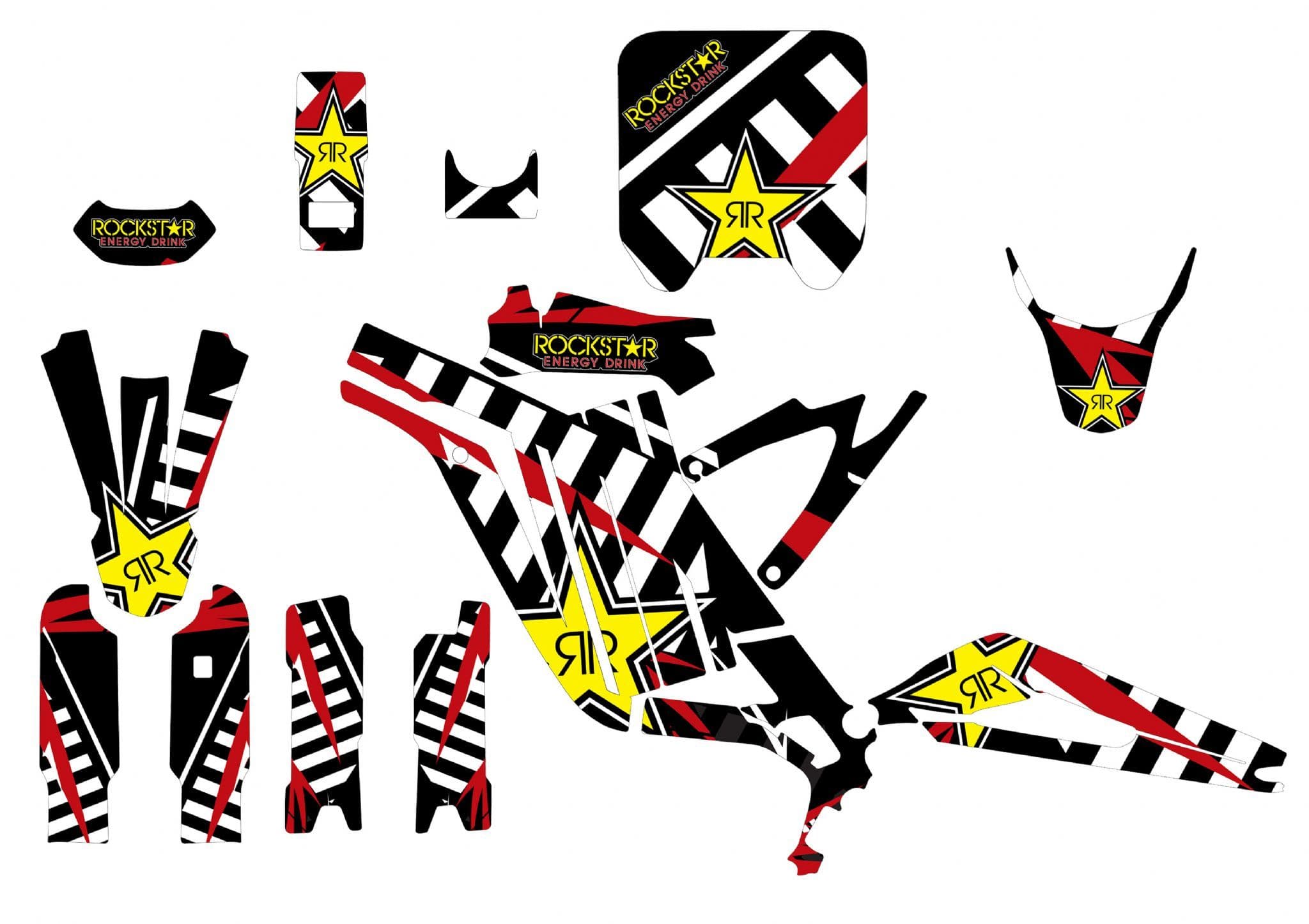 Sur-Ron Light Bee Graphics kit Surron Decals Surron wrap Surron Sticker ...