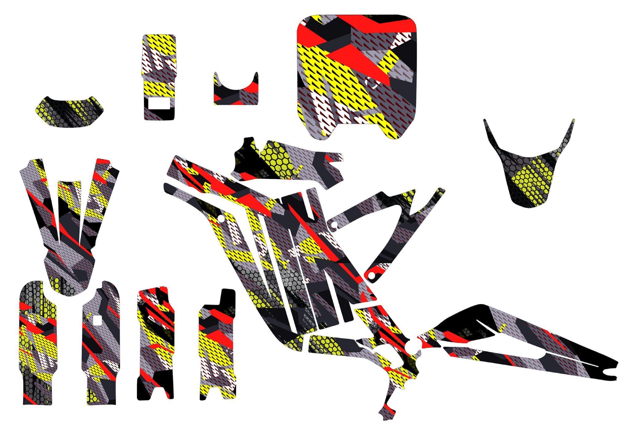 Sur-Ron Light Bee Graphics kit Surron Decals Surron wrap Surron Sticker ...