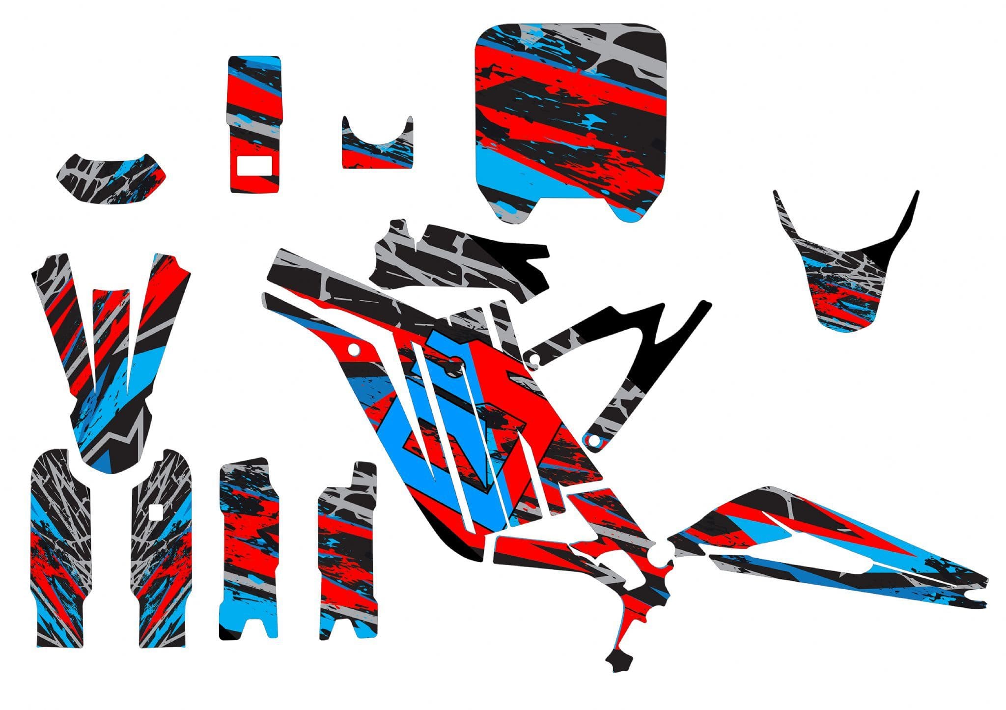 Sur-Ron Light Bee Graphics kit Surron Decals Surron wrap Surron Sticker ...